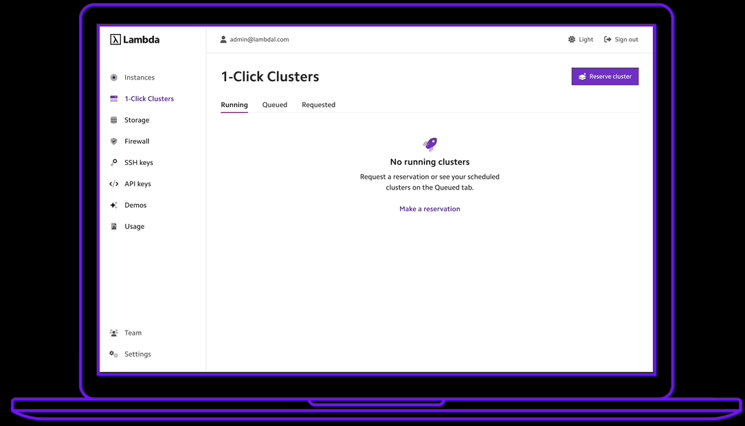 Lambda Gpu Cloud 1 Click Clusters